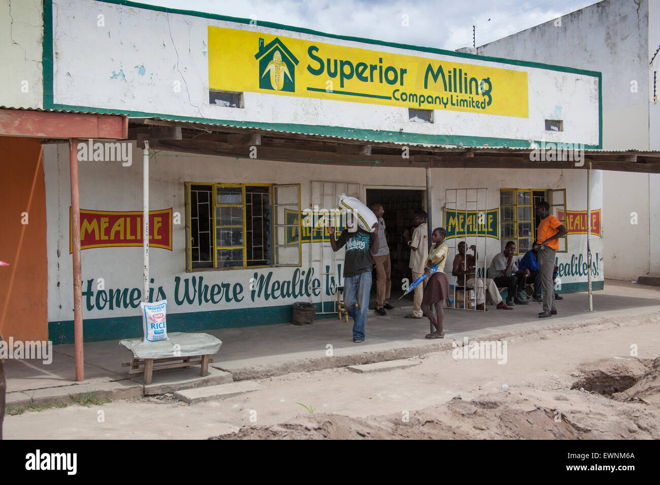 Mongu, Capital of Western Province, Zambia, Africa Stock Photo - Alamy