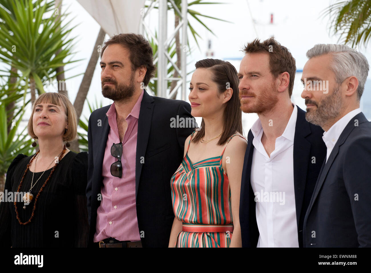 Producer Laura Hastings-Smith, director Justin Kurzel, actress Marion ...