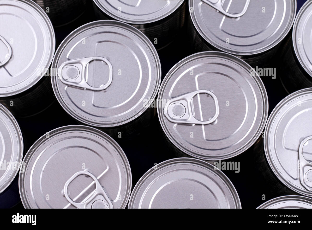 A group of cans background Stock Photo - Alamy