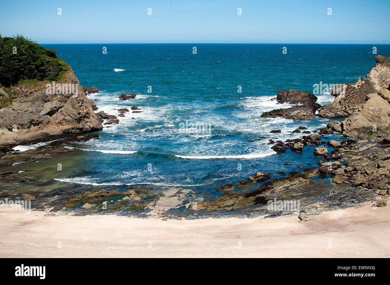 The southern Washington coast in the the Pacific Northwest, Washington ...