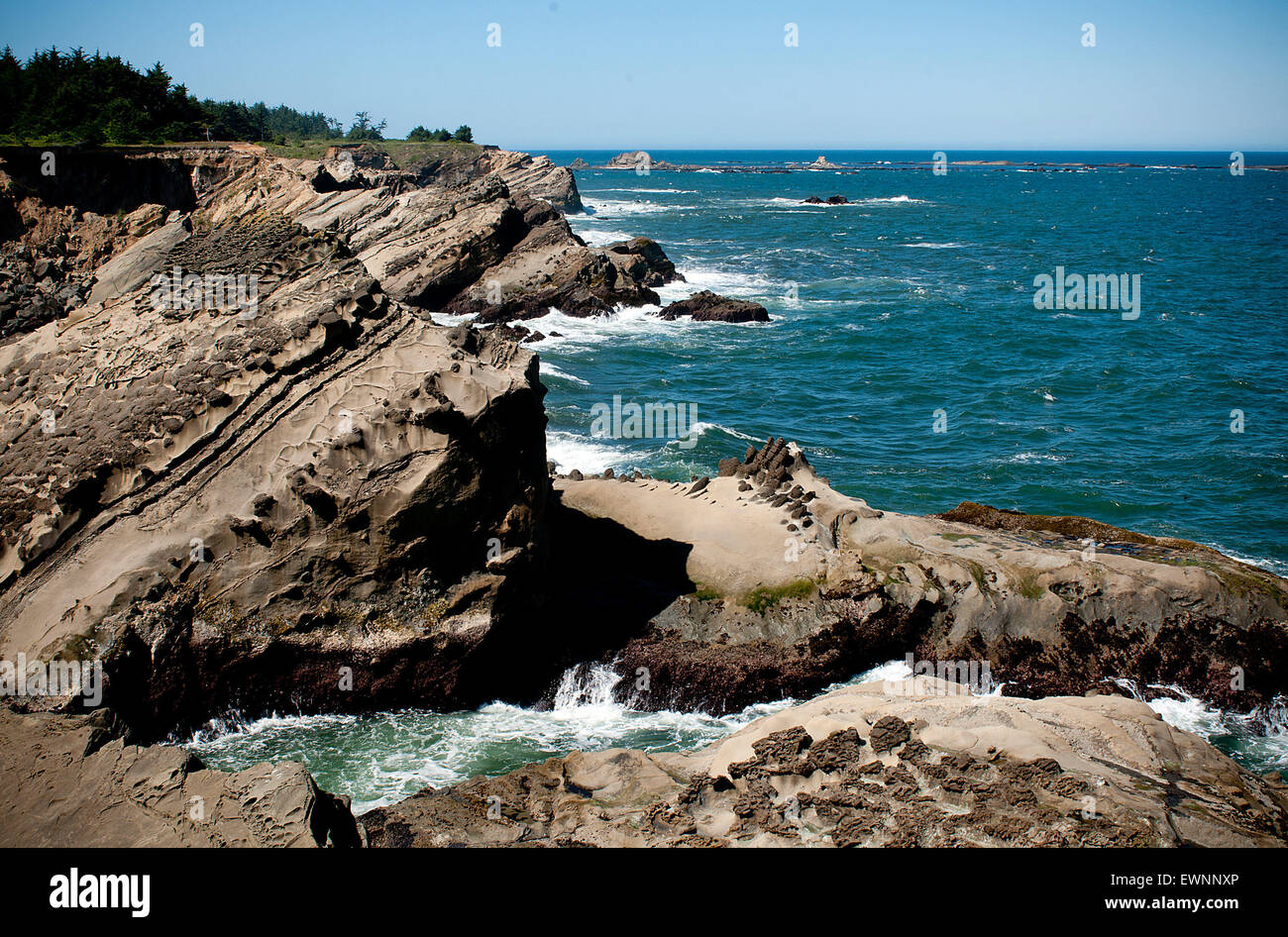 The southern Washington coast in the the Pacific Northwest, Washington ...