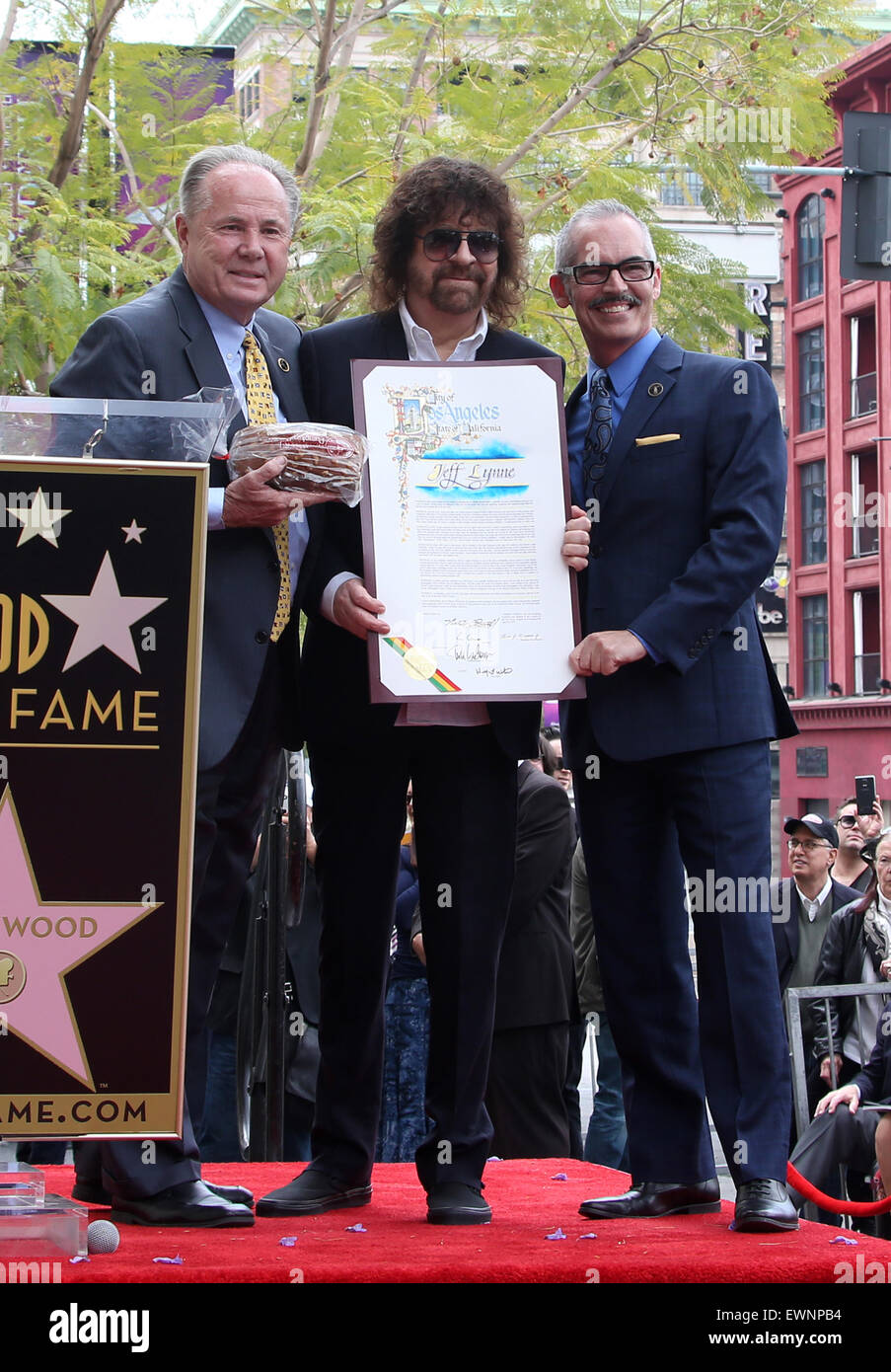 Rock Artist Jeff Lynne Honored With Star On The Hollywood Walk Of Fame ...