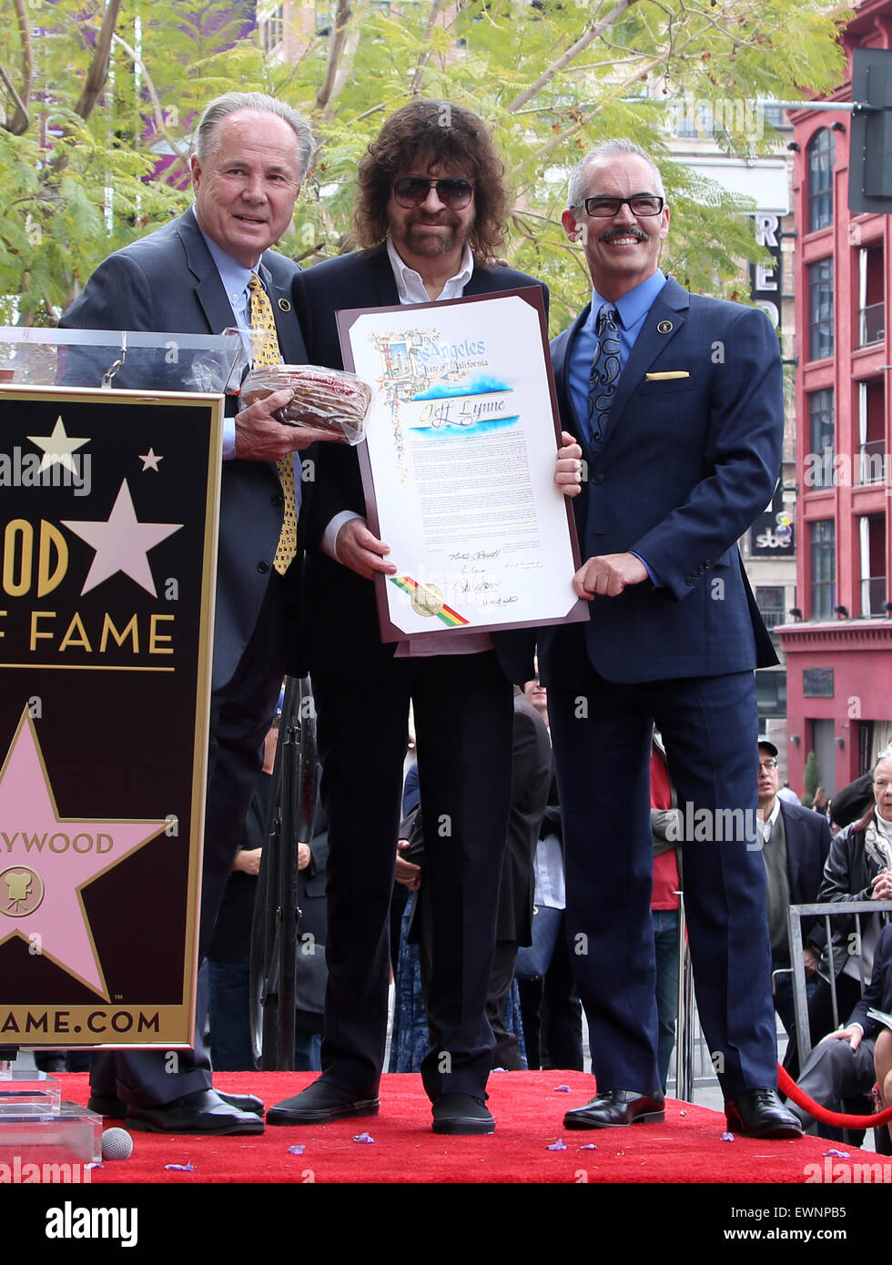 Rock Artist Jeff Lynne Honored With Star On The Hollywood Walk Of Fame ...