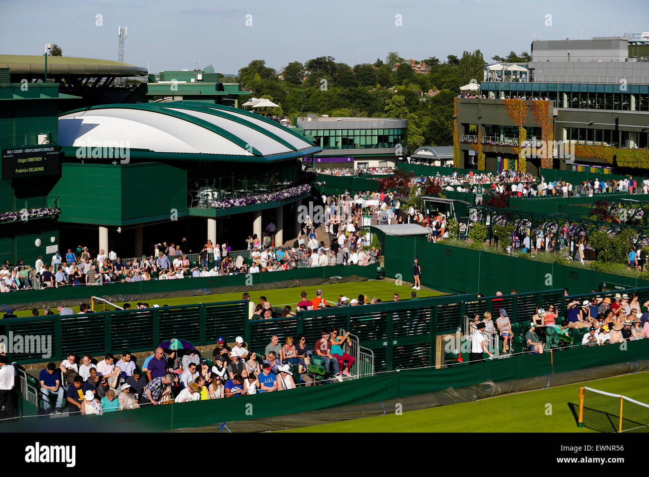 Wimbledon, UK. 29th June, 2015. The Wimbledon Tennis Championships. A ...