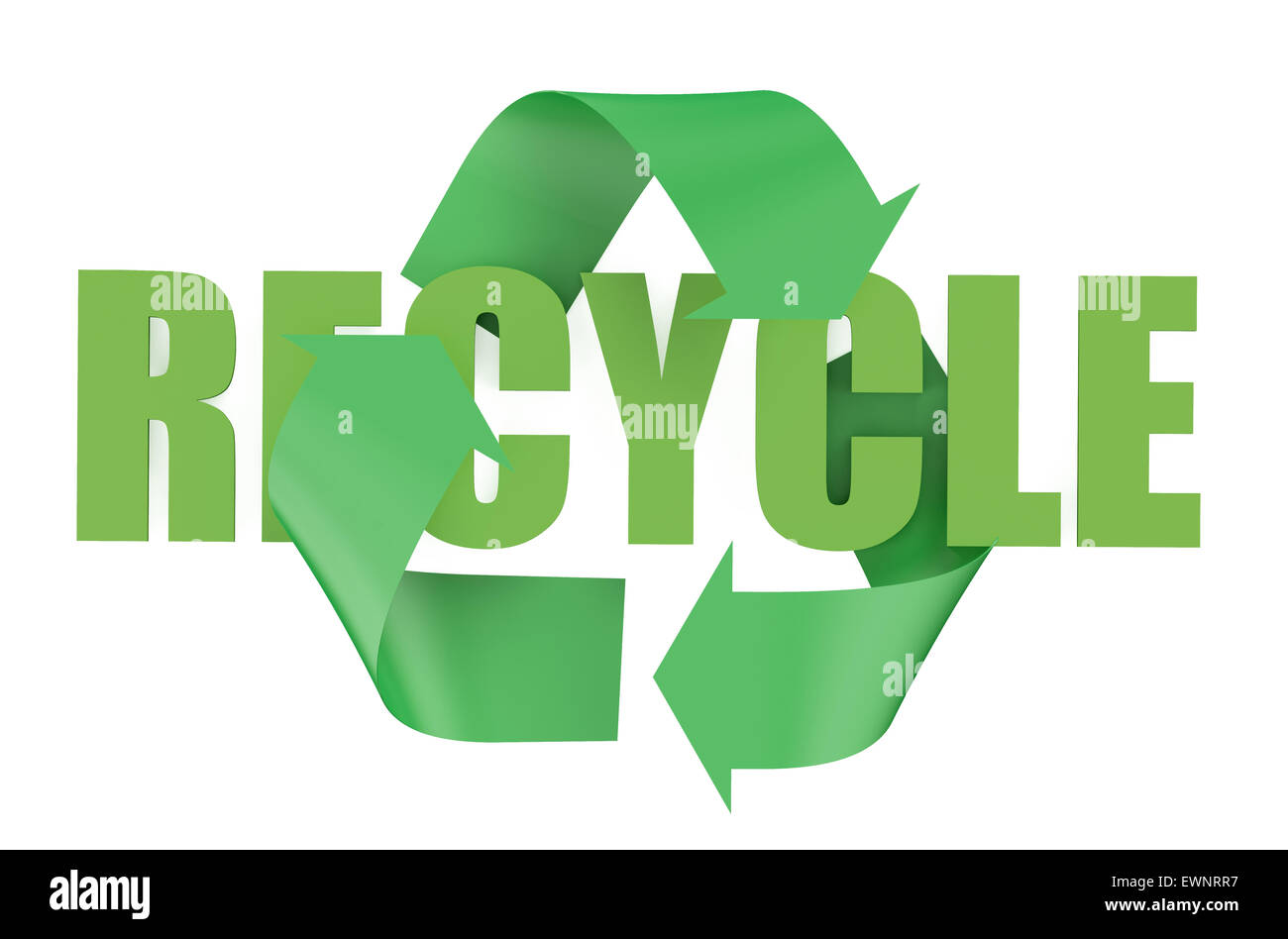 Technology recycle concept on Cut Out Stock Images & Pictures - Alamy