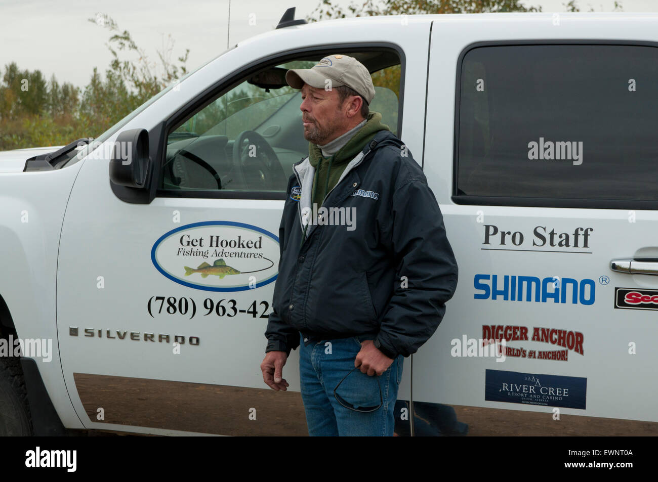 Walleye fishing on the Saskatchwan River in northern Alberta,Canada ...