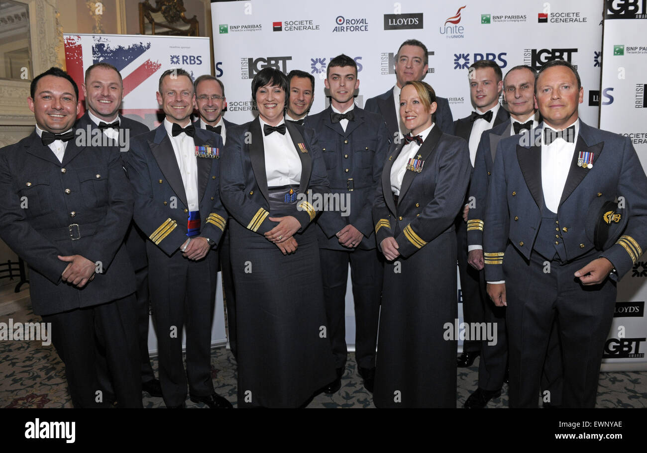 British LGBT Awards at the Landmark Hotel - Arrivals Featuring: RAF ...