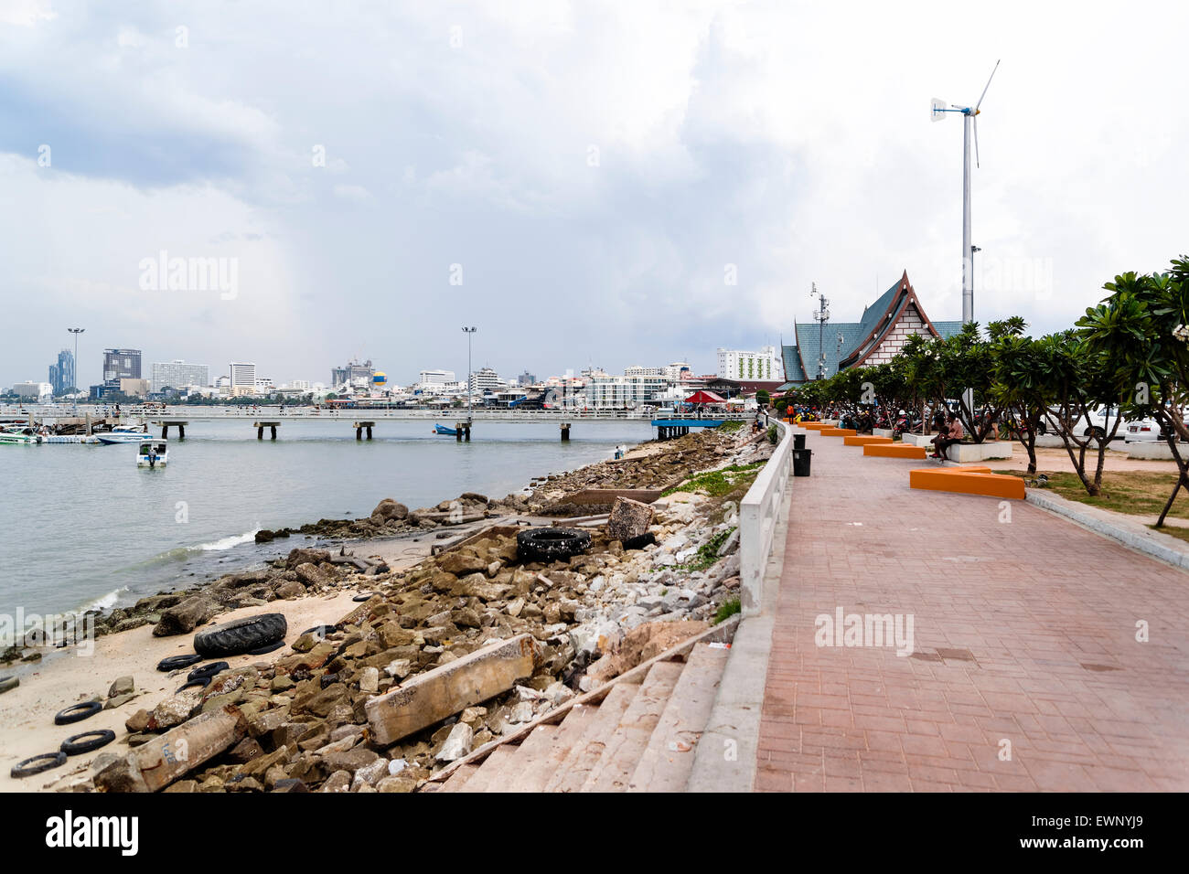 Balihai pier Pattaya Thailand Stock Photo - Alamy