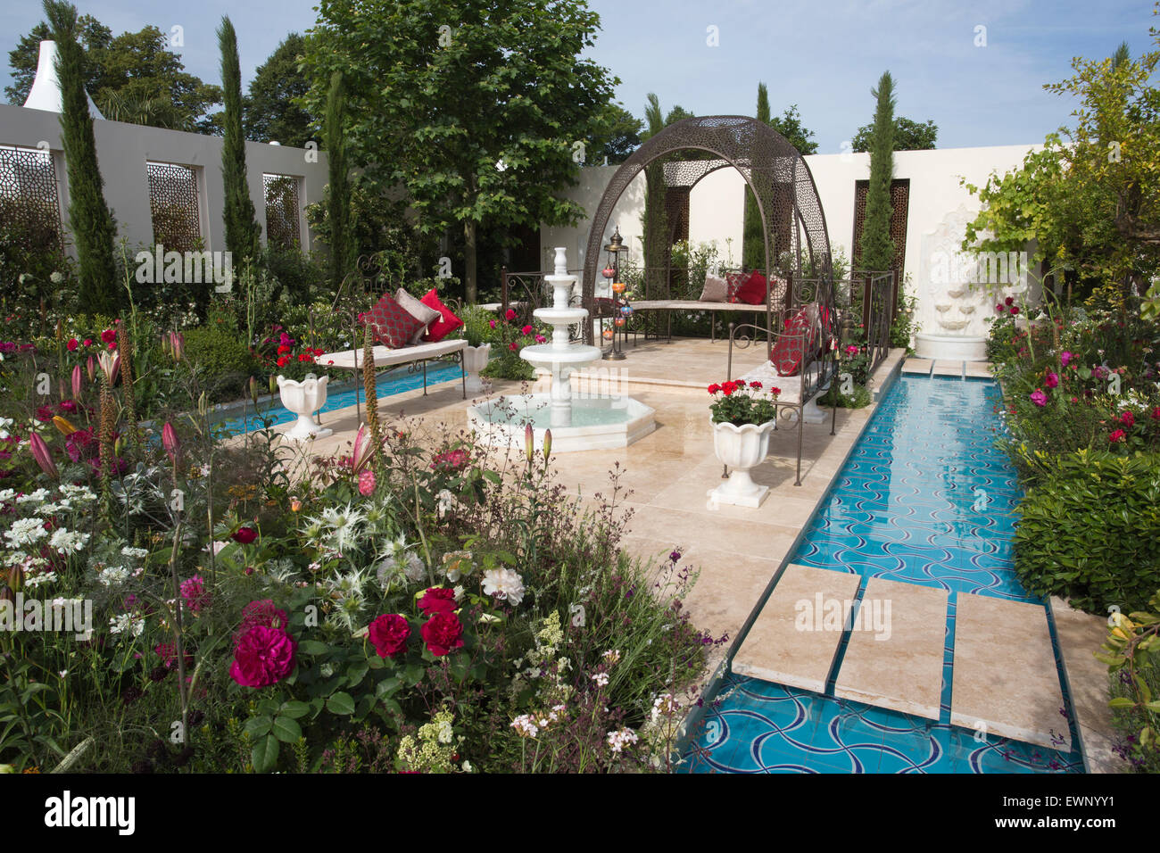 Turkish ministry of culture and tourism garden of paradise hi-res stock ...