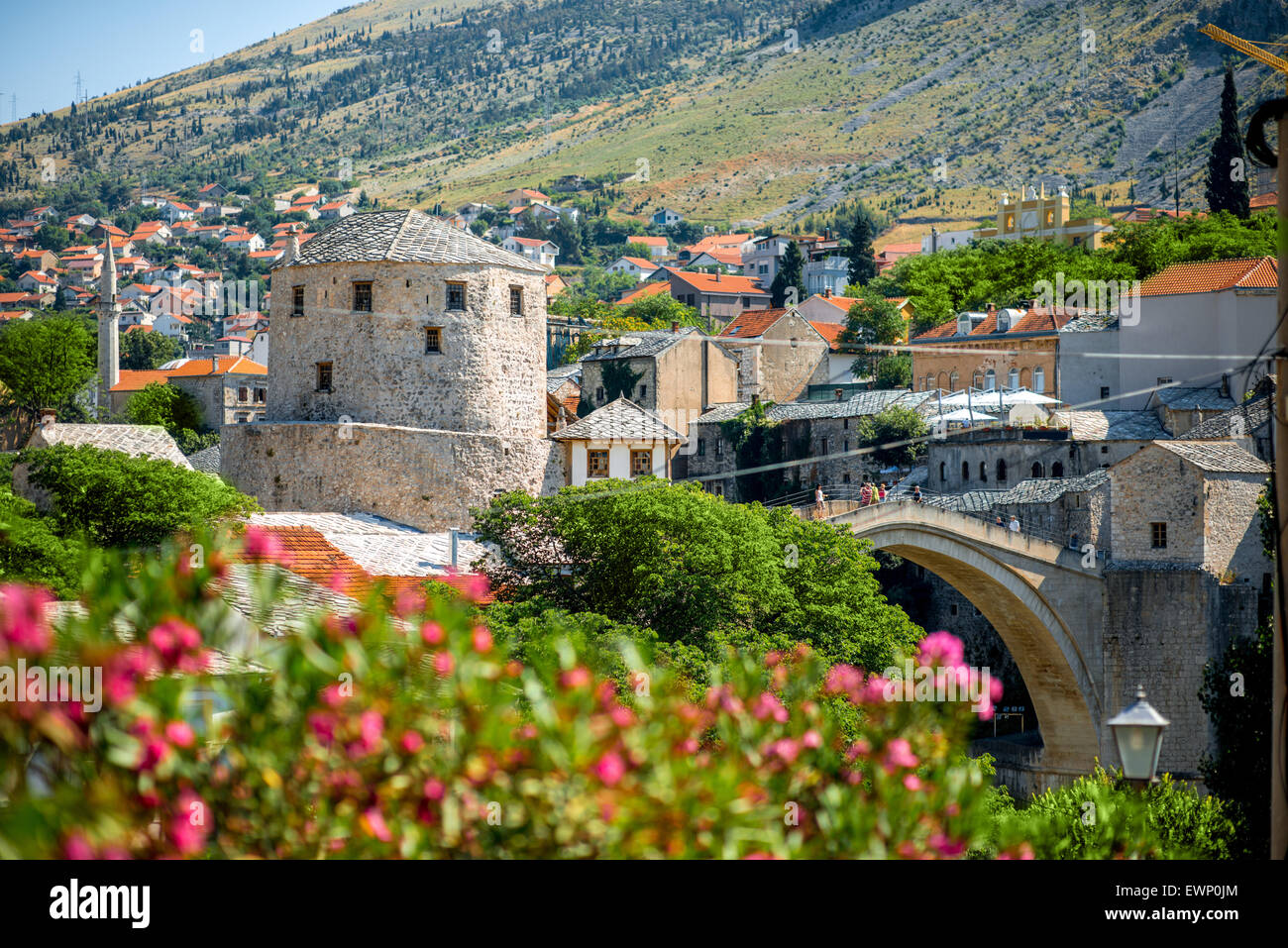 Mostar city view Stock Photo - Alamy