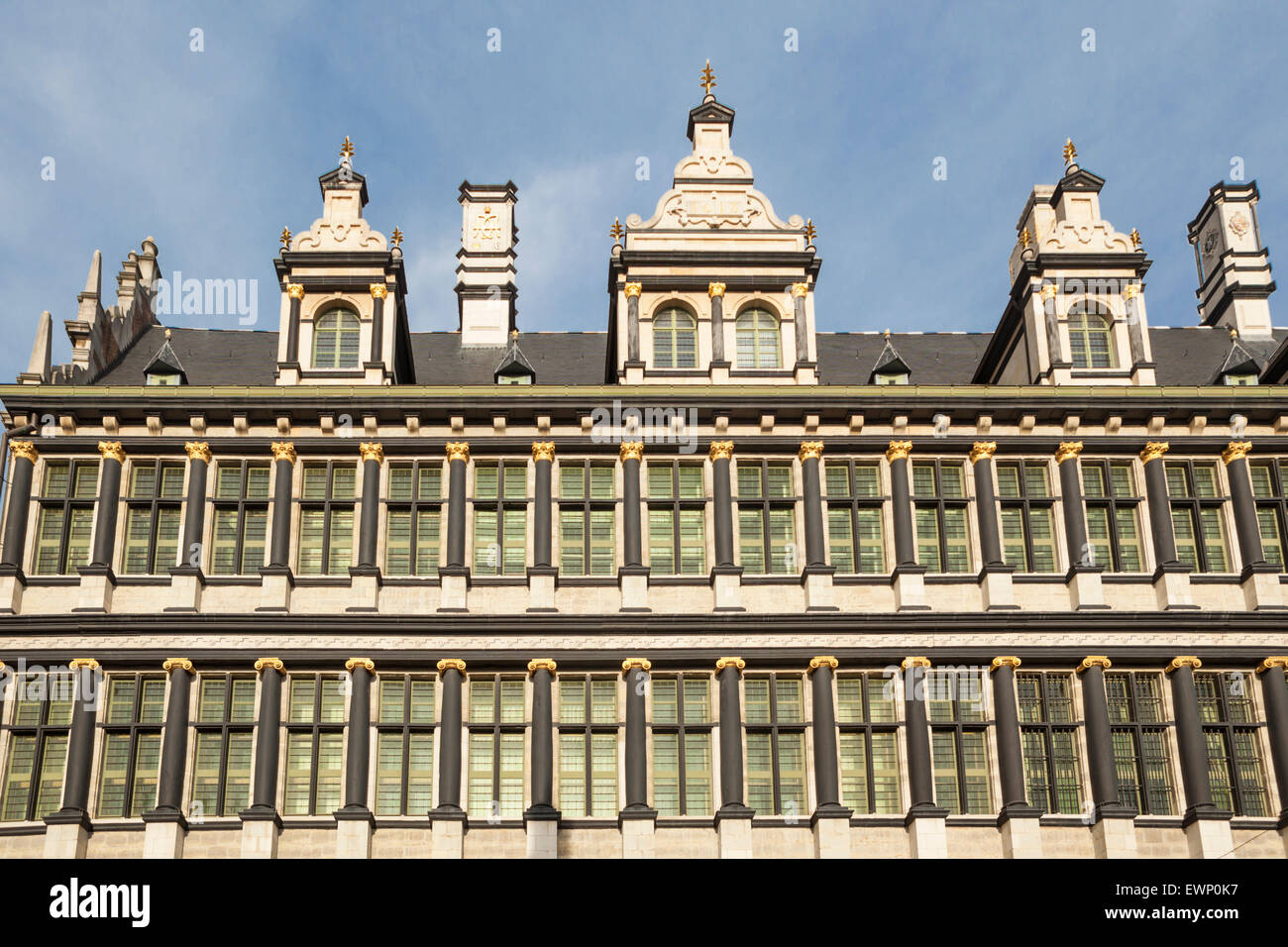 Town Hall, Ghent historic district, Belgium Stock Photo - Alamy