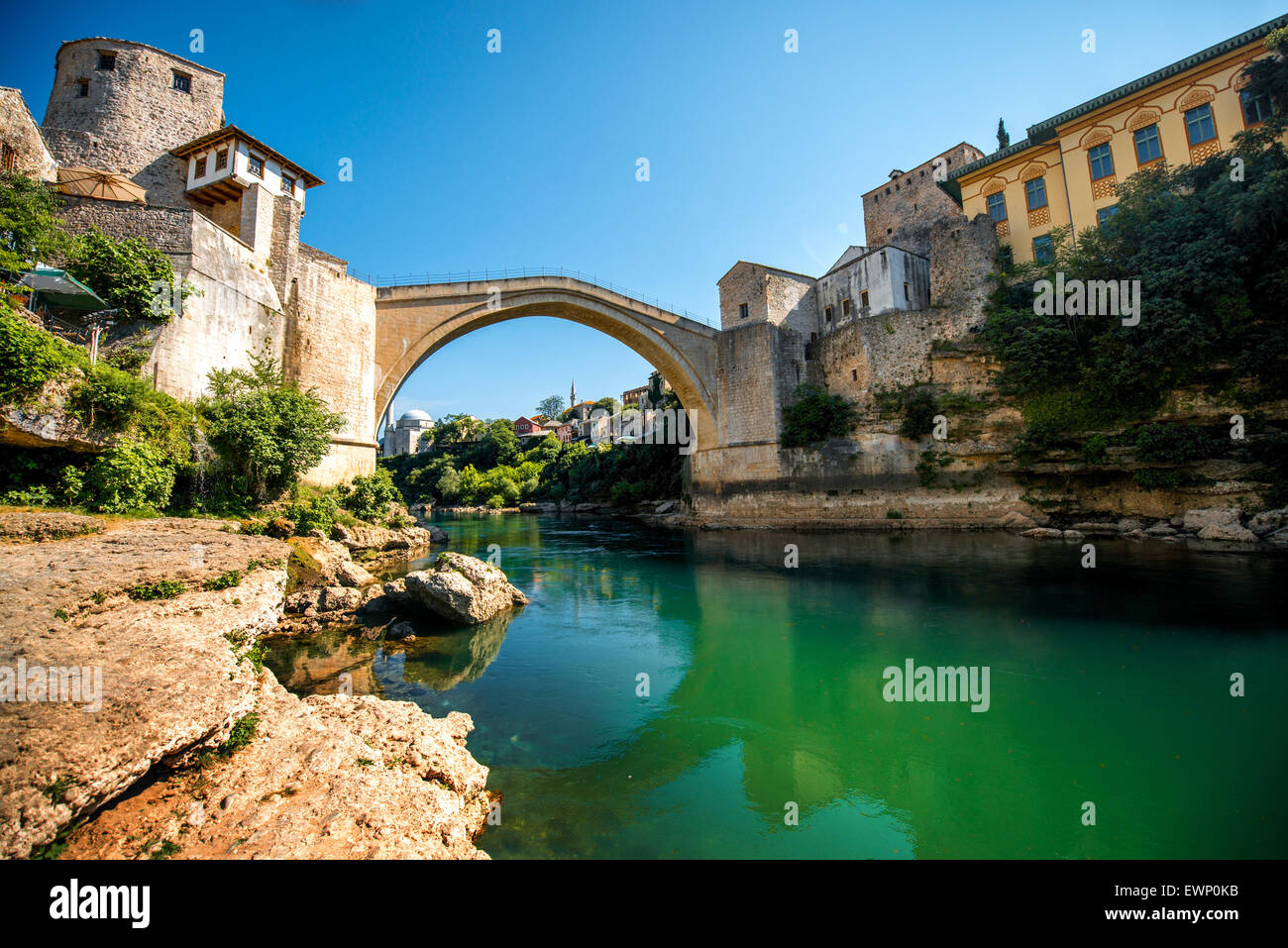Mostar city view Stock Photo - Alamy