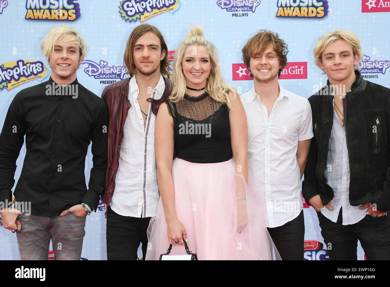 2015 Radio Disney Music Awards (RDMA) at Nokia LA Live Featuring: R5 ...
