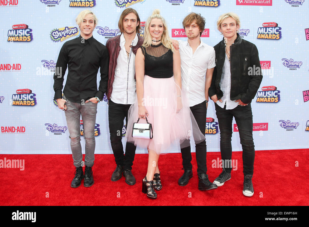 2015 Radio Disney Music Awards (RDMA) at Nokia LA Live Featuring: R5 ...