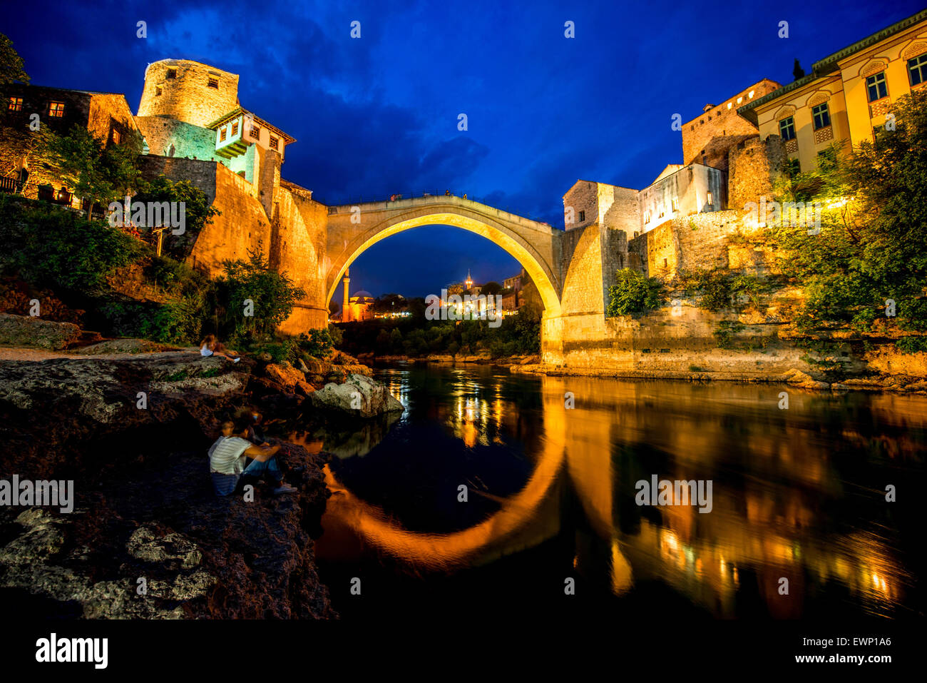 Mostar night hi-res stock photography and images - Alamy