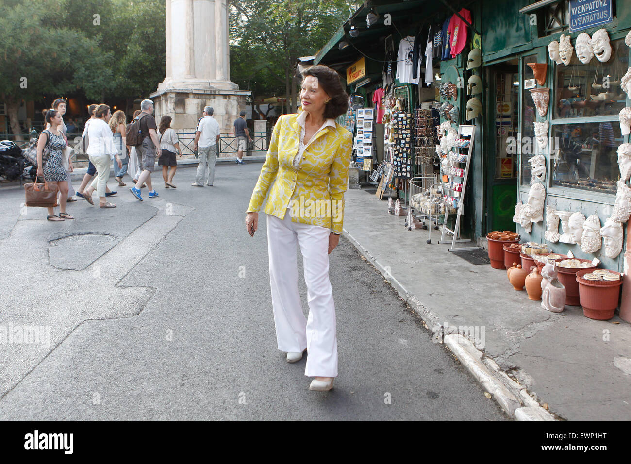 Athens, GREECE. 29th June, 2015. Norwegian singer and politician Ase ...
