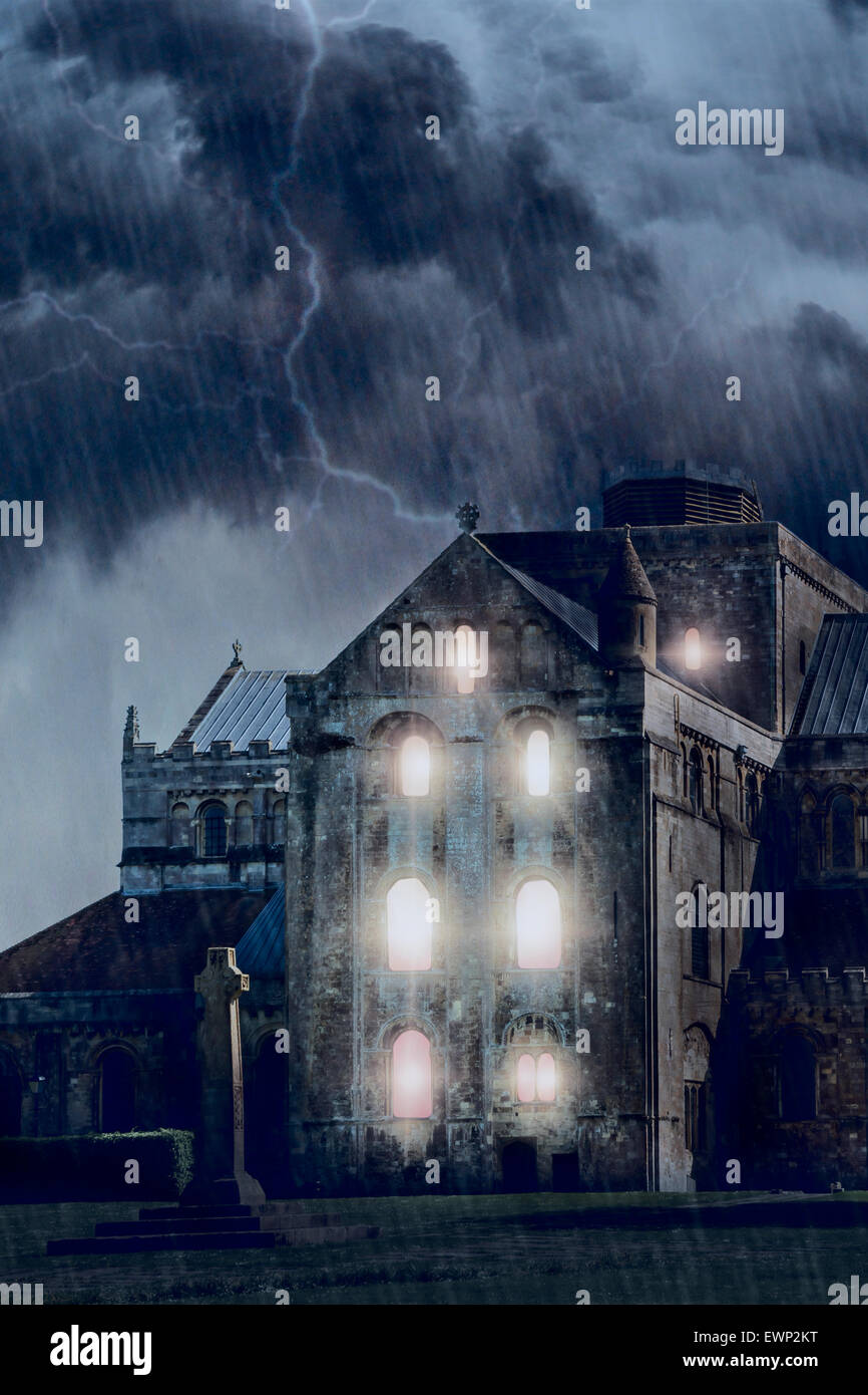 Creepy church hi-res stock photography and images - Alamy
