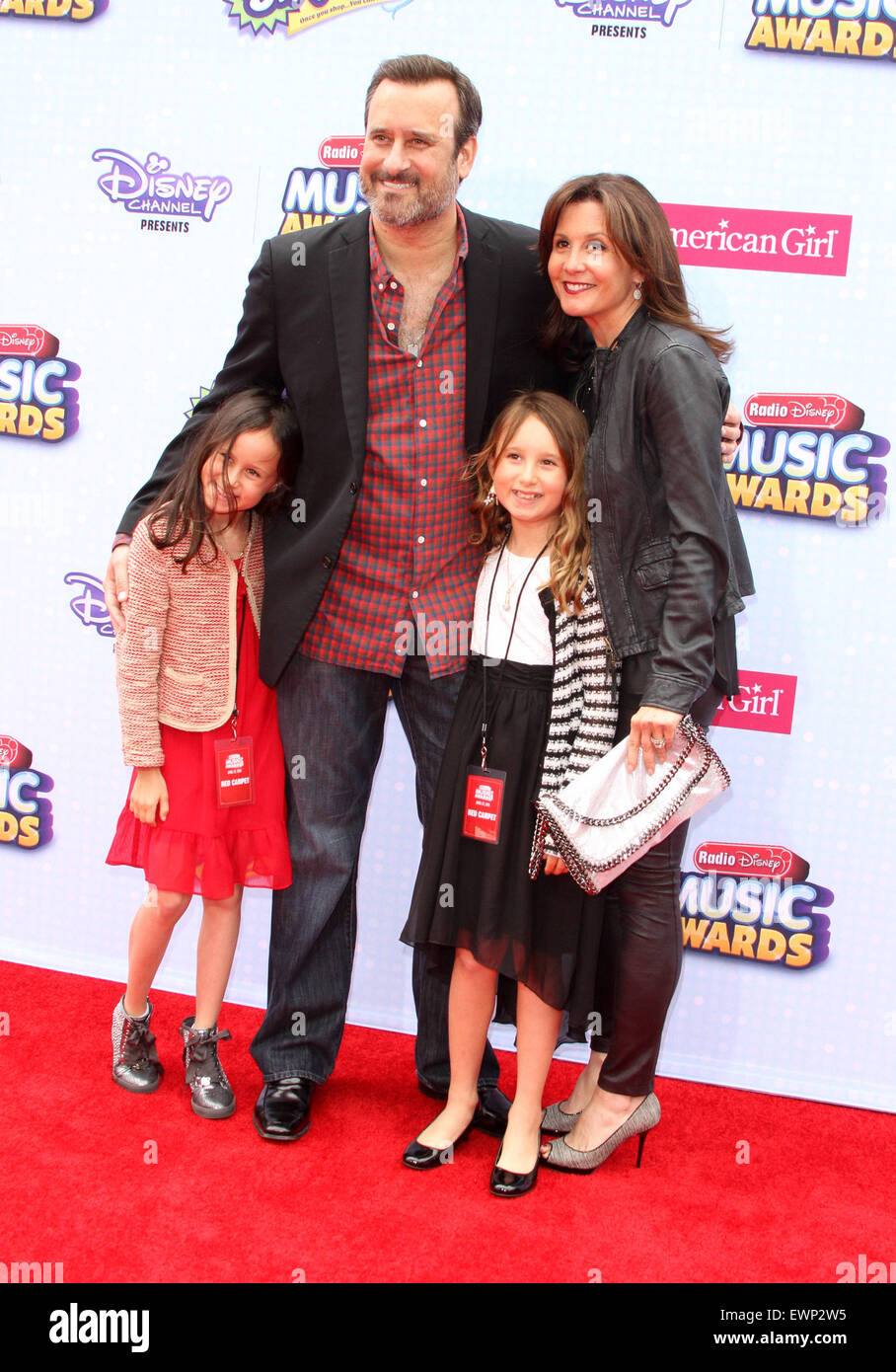 Radio Disney Music Awards held at the Nokia Theatre L.A. Live Featuring: Benjamin King, family ...