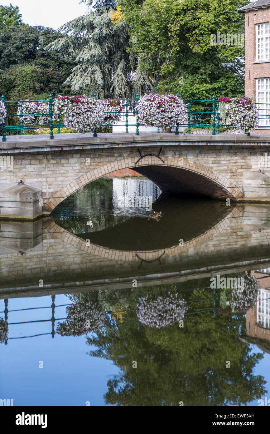 River Nethe and Bridge, Lier, Belgium Stock Photo - Alamy