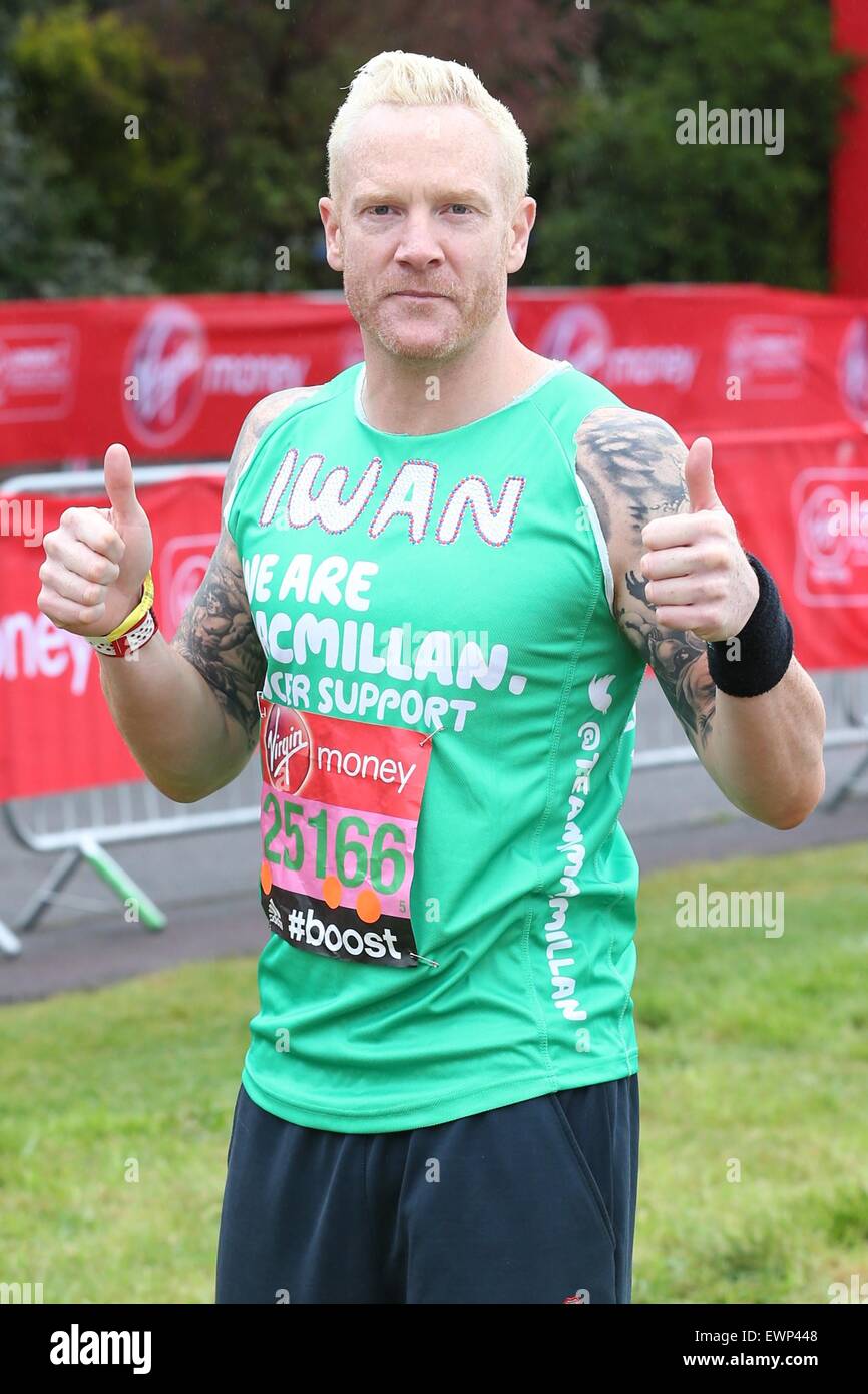 Virgin Money London Marathon 2015 - Photocall Featuring: iwan thomas ...