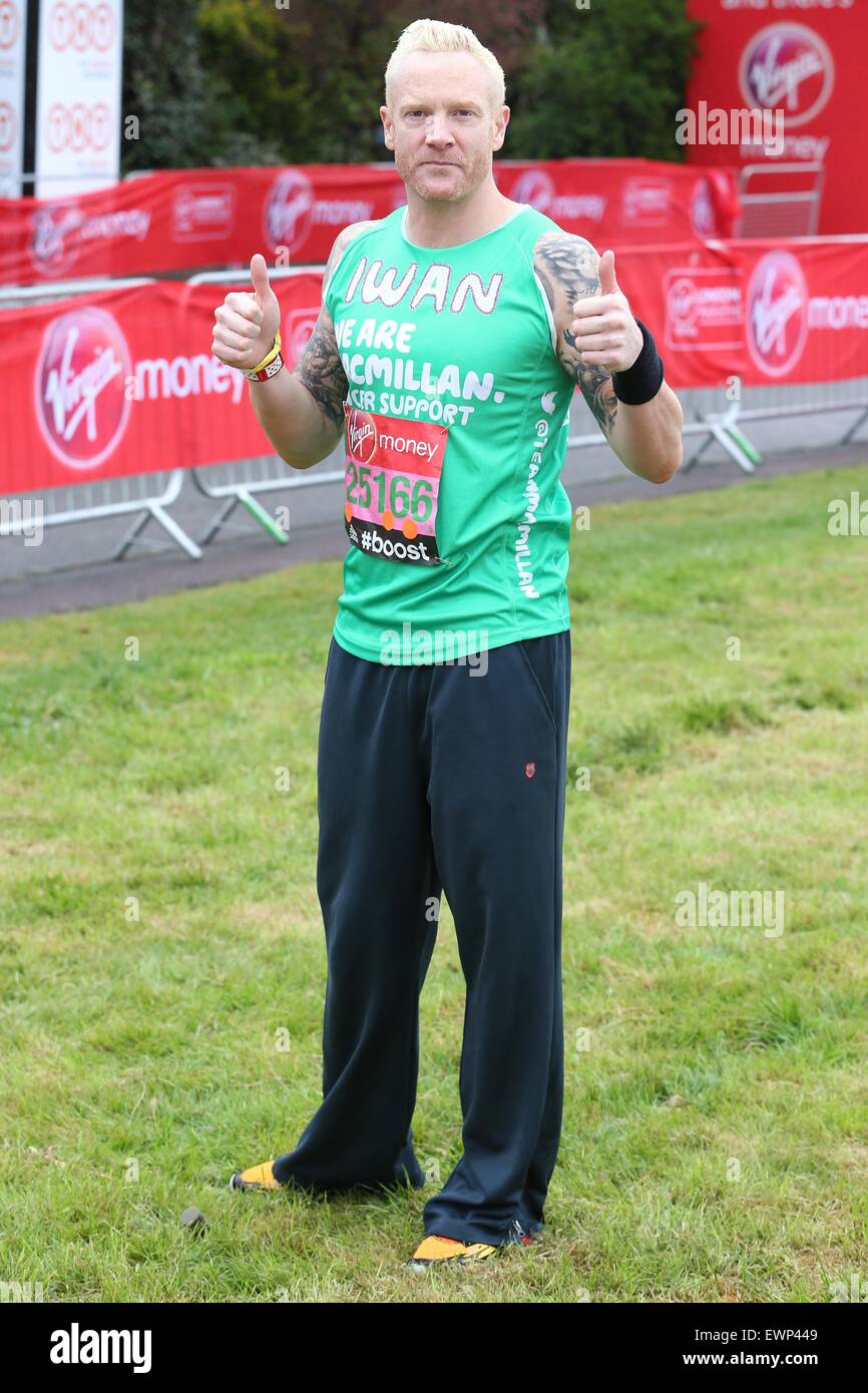 Virgin Money London Marathon 2015 - Photocall Featuring: iwan thomas ...