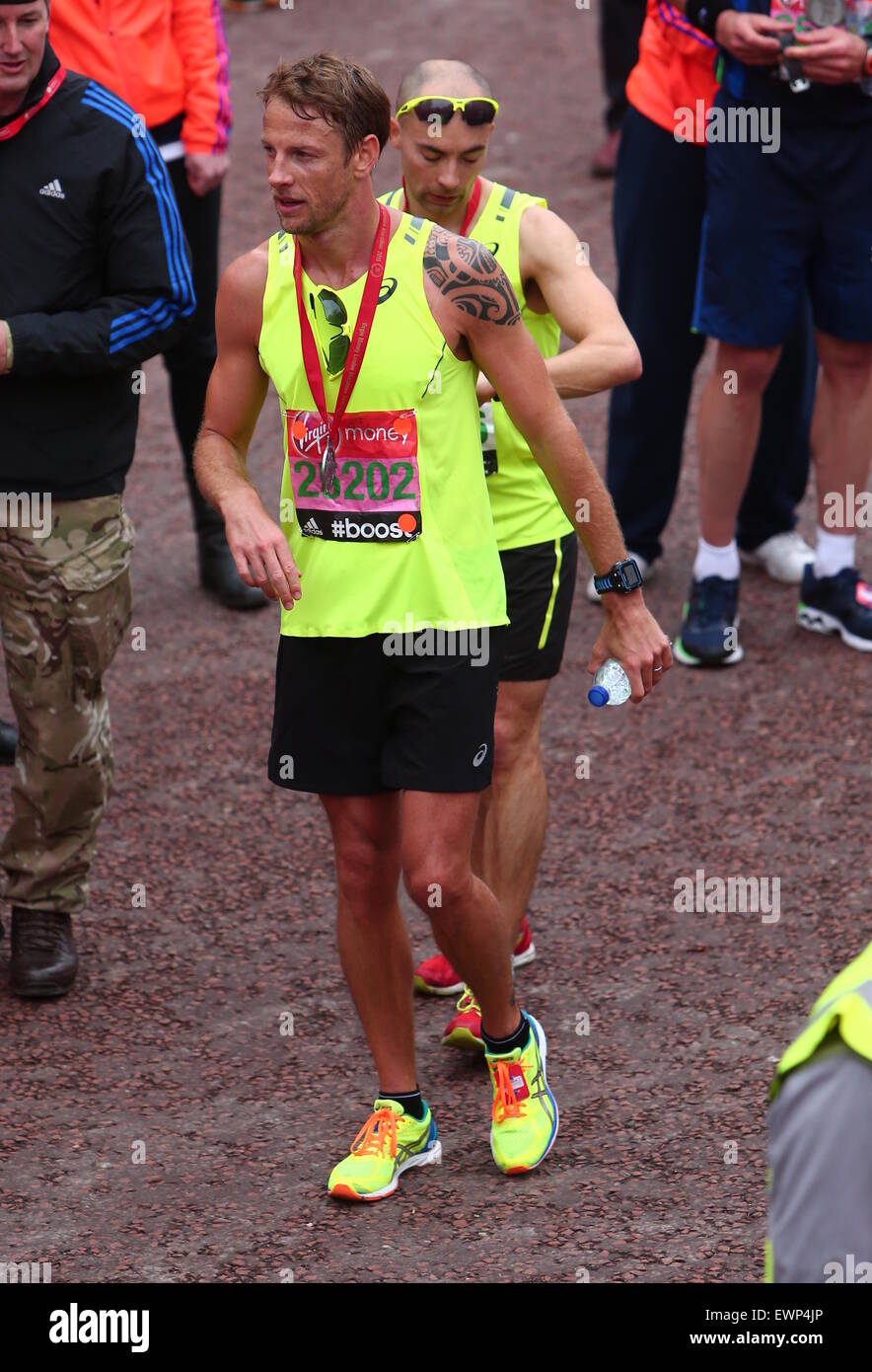 Virgin Money London Marathon 2015 Featuring: Jenson Button Where ...