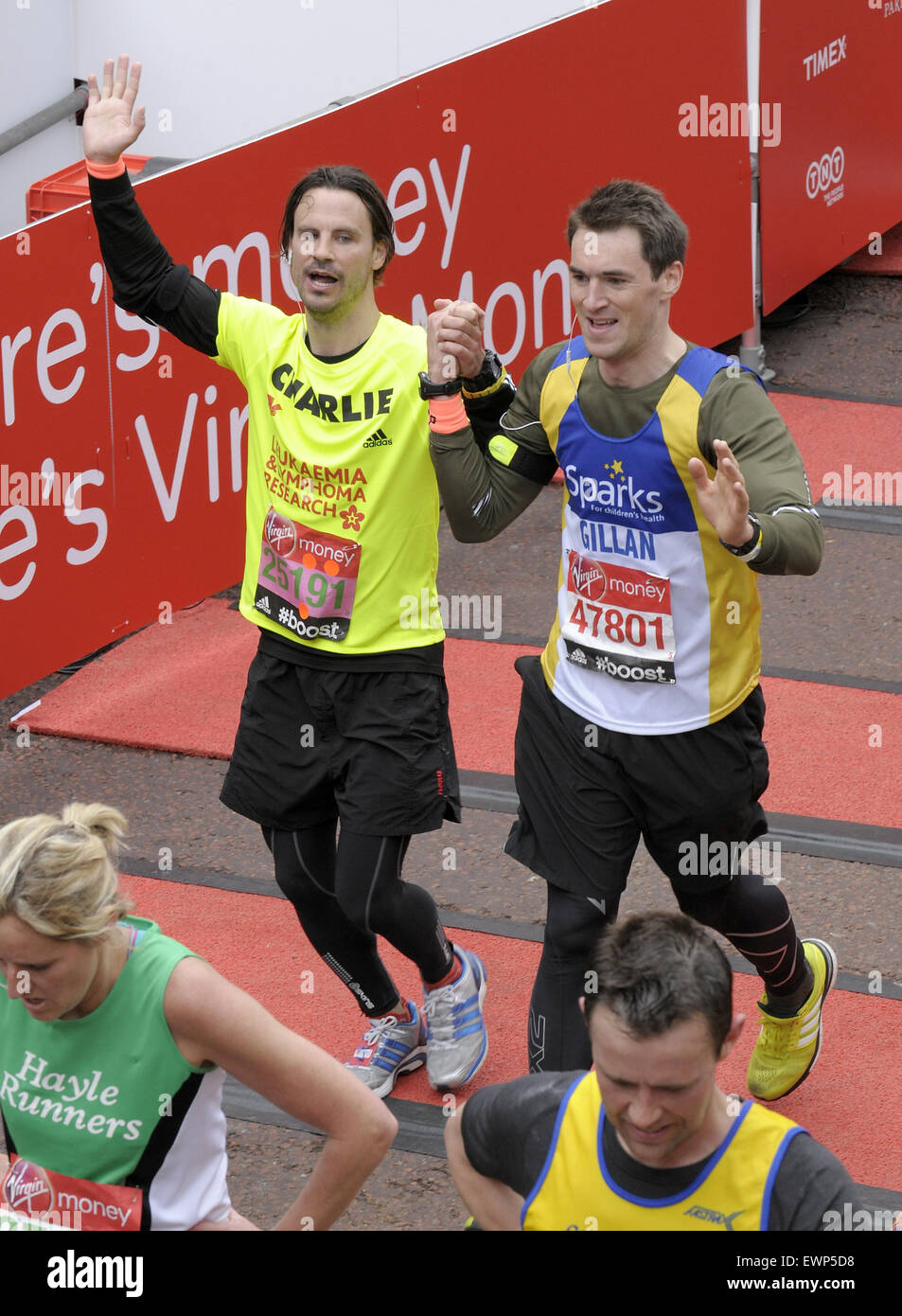 Virgin Money London Marathon 2015 Featuring: Charlie Tighe Where ...