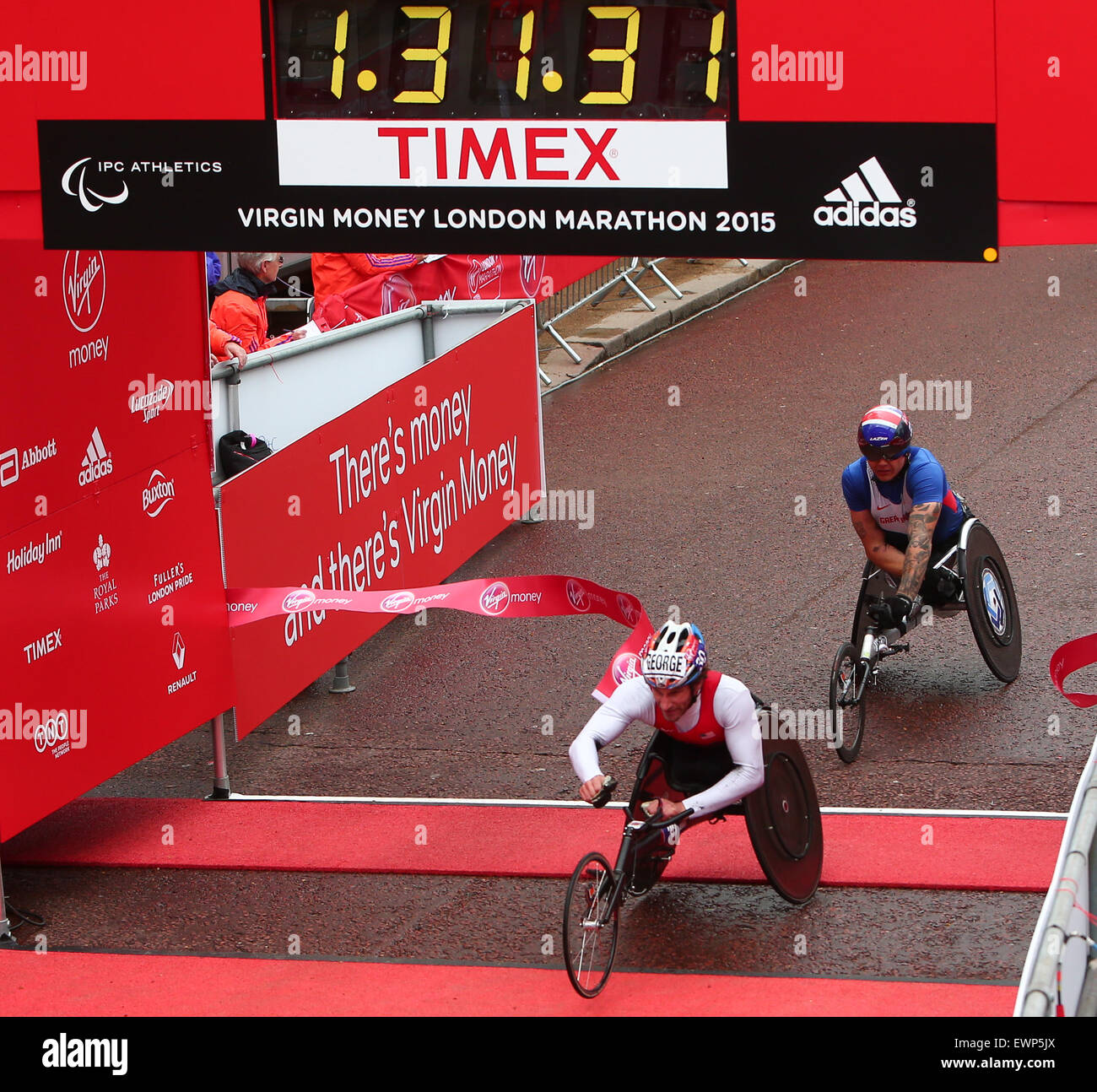 Virgin Money London Marathon 2015 Featuring: Joshua George, David Weir ...