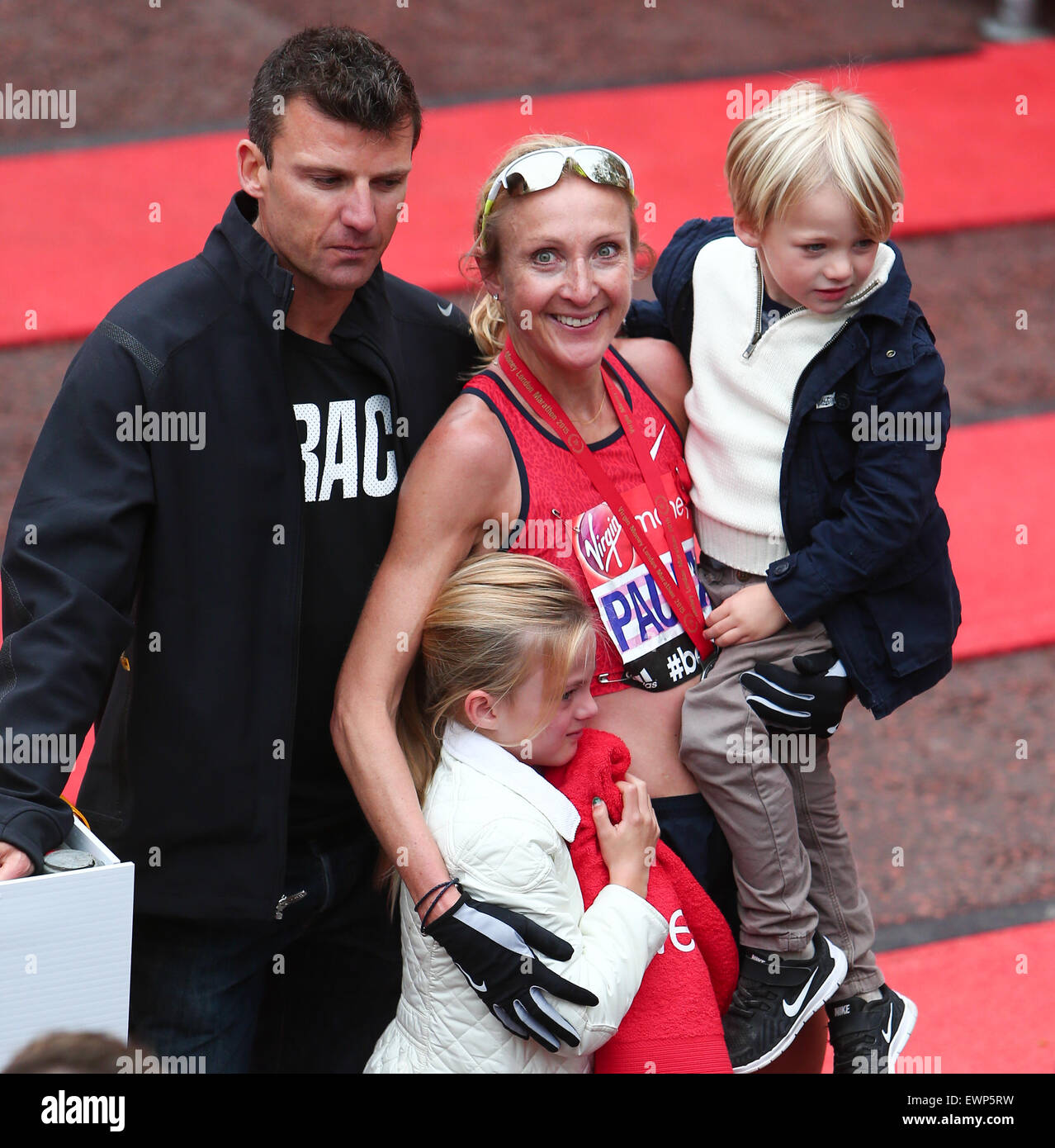 Virgin Money London Marathon 2015 Featuring: Paula Radcliffe, Gary ...