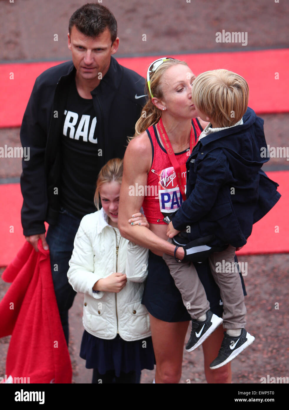 Virgin Money London Marathon 2015 Featuring: Paula Radcliffe, Gary ...