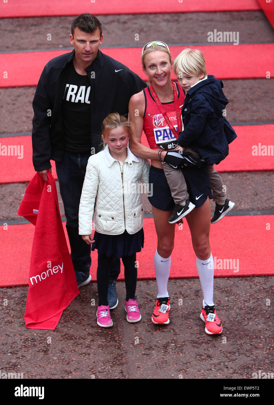 Virgin Money London Marathon 2015 Featuring: Paula Radcliffe, Gary ...