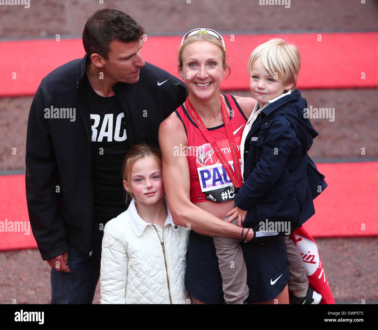 Virgin Money London Marathon 2015 Featuring: Paula Radcliffe, Gary ...