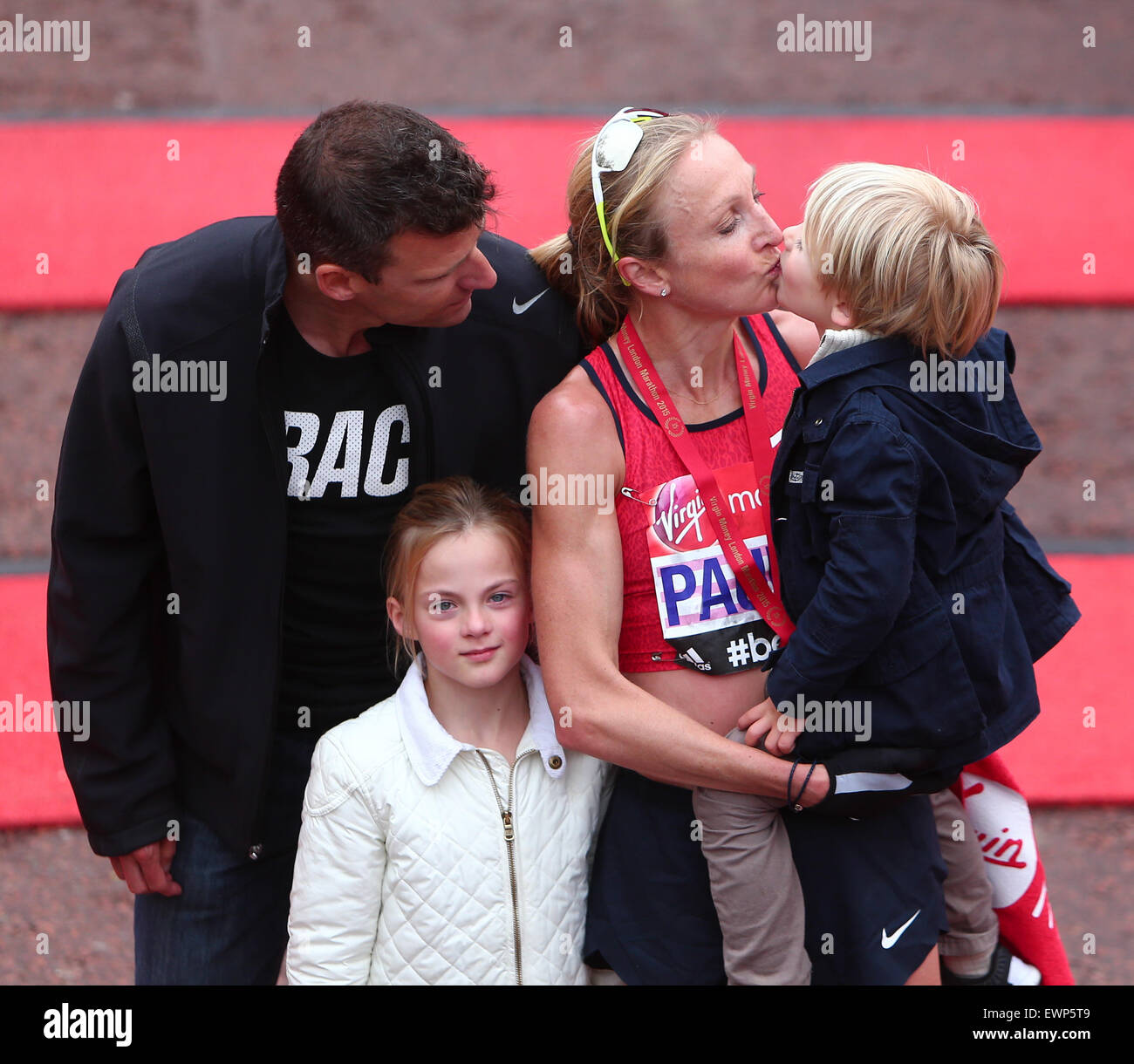 Virgin Money London Marathon 2015 Featuring: Paula Radcliffe, Gary ...