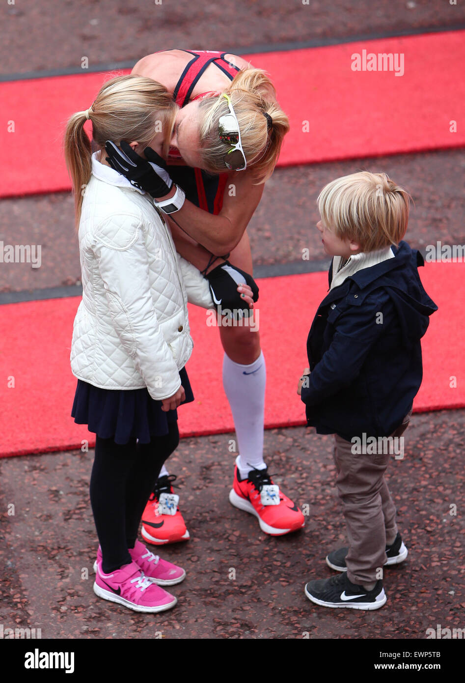 Virgin Money London Marathon 2015 Featuring: Paula Radcliffe, Raphael ...