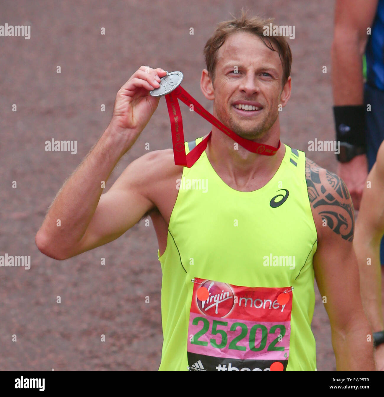 Virgin Money London Marathon 2015 Featuring: Jensen Button Where ...
