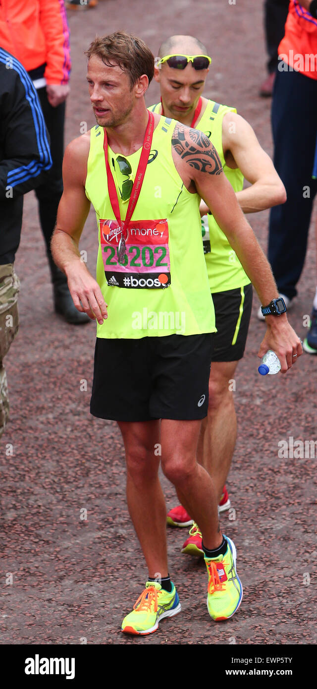 Virgin Money London Marathon 2015 Featuring: Jensen Button Where ...