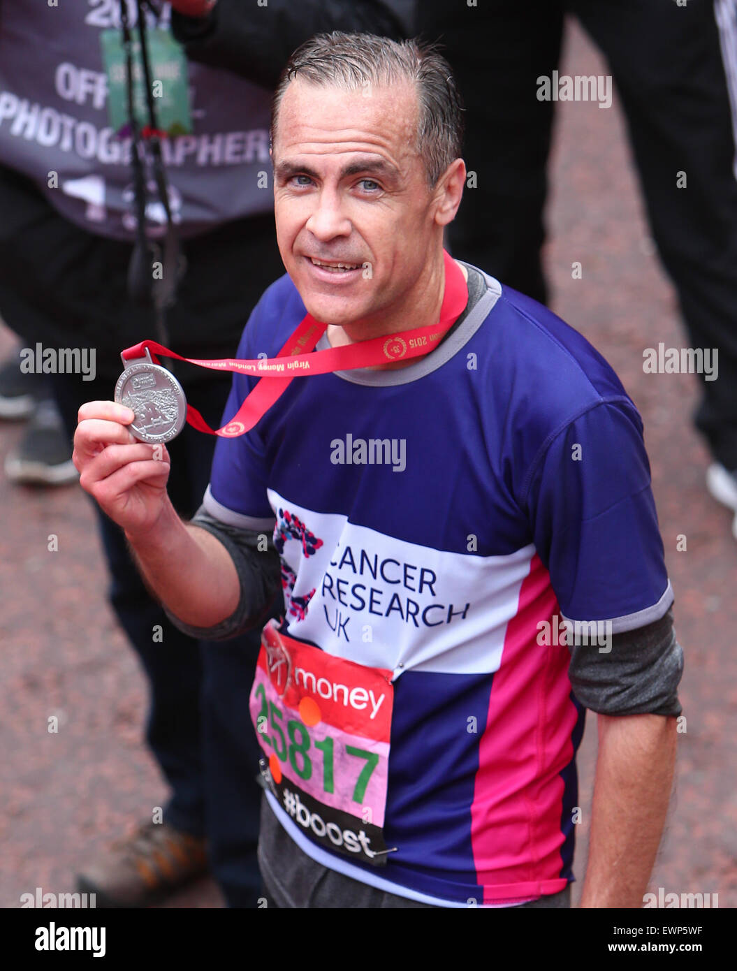 Virgin Money London Marathon 2015 Featuring: Mark Carney Where: London ...