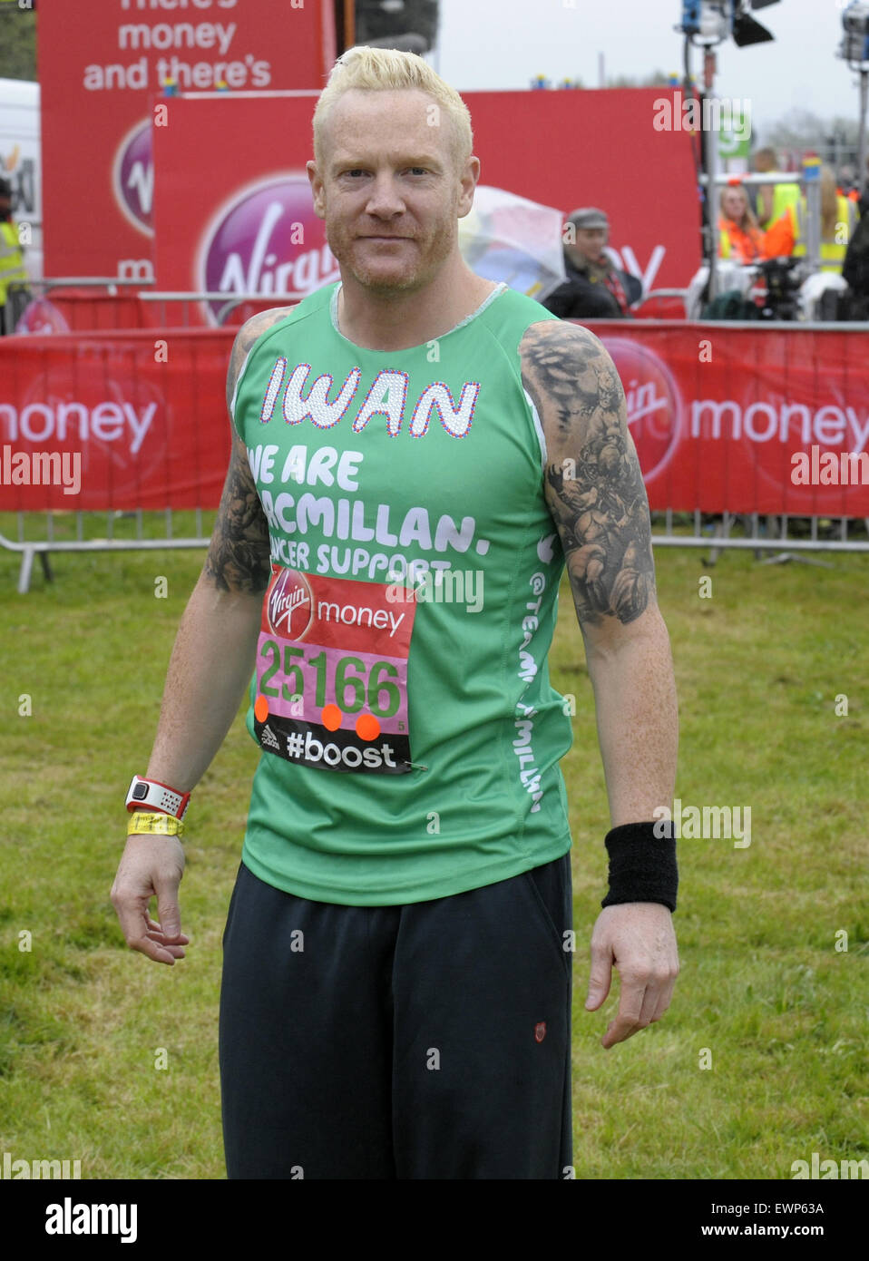 Virgin Money London Marathon 2015 - Photocall Featuring: Iwan Thomas ...