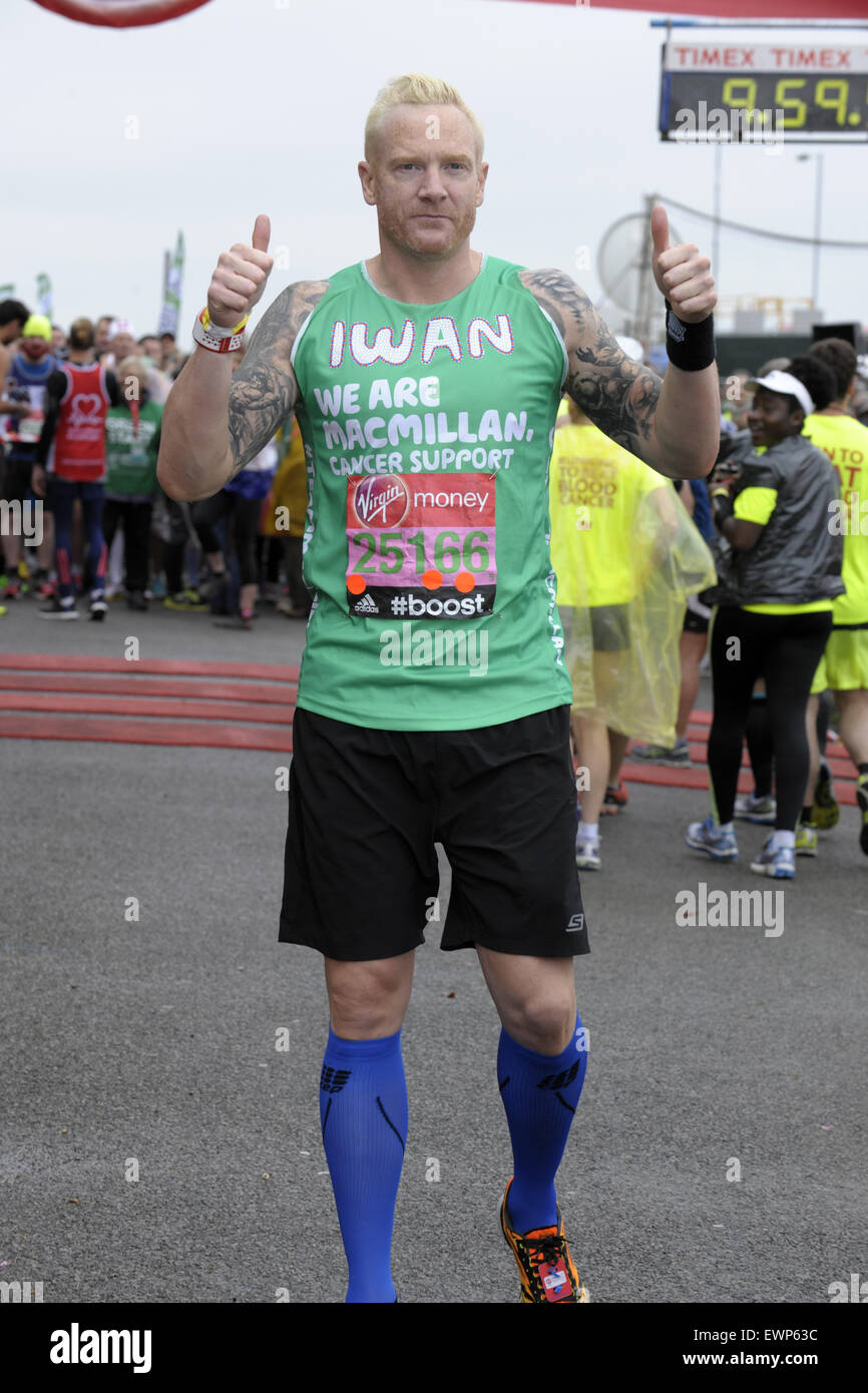 Virgin Money London Marathon 2015 - Photocall Featuring: Iwan Thomas ...