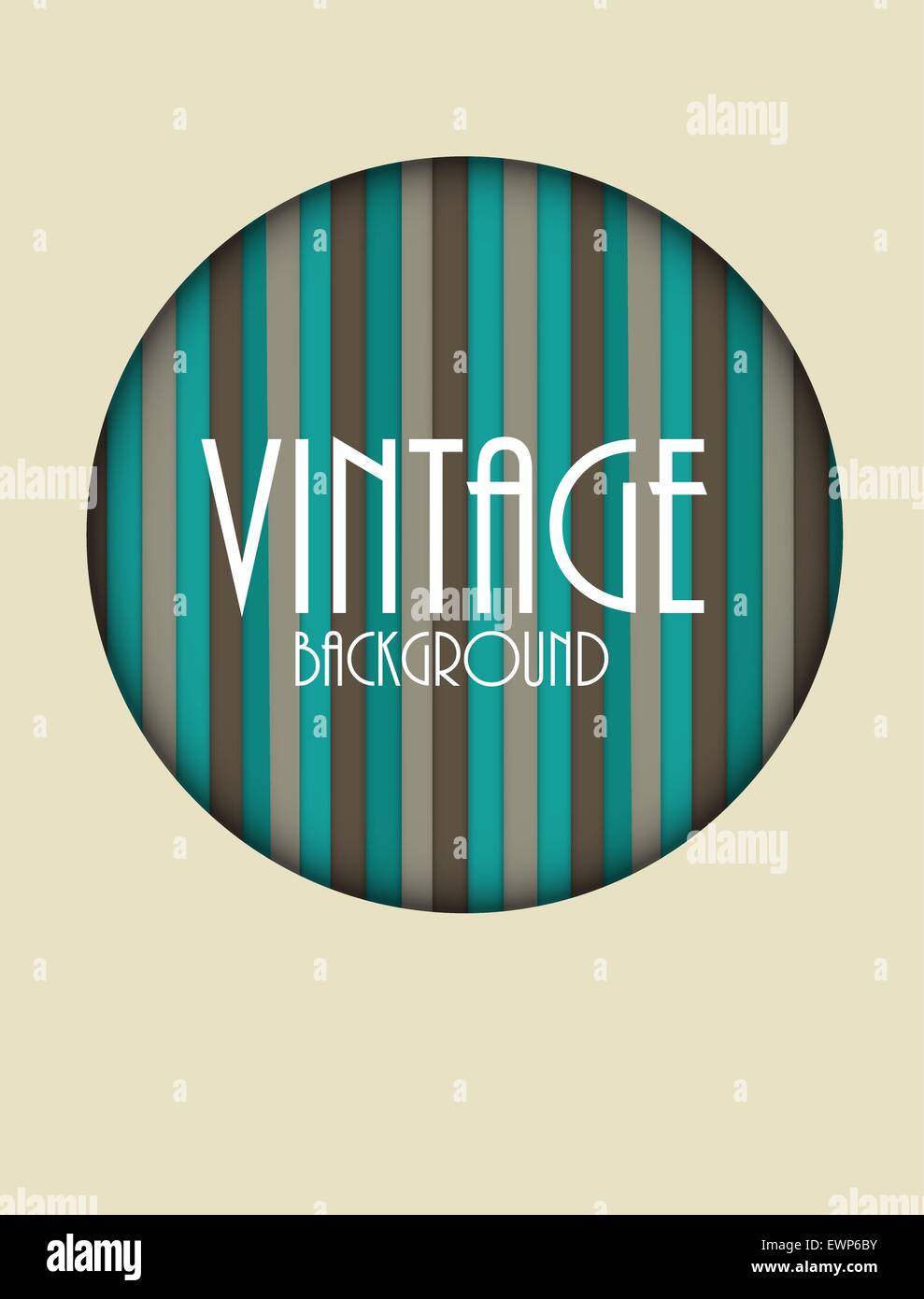 Retro Vintage Background Template Vector Illustration Stock Vector ...