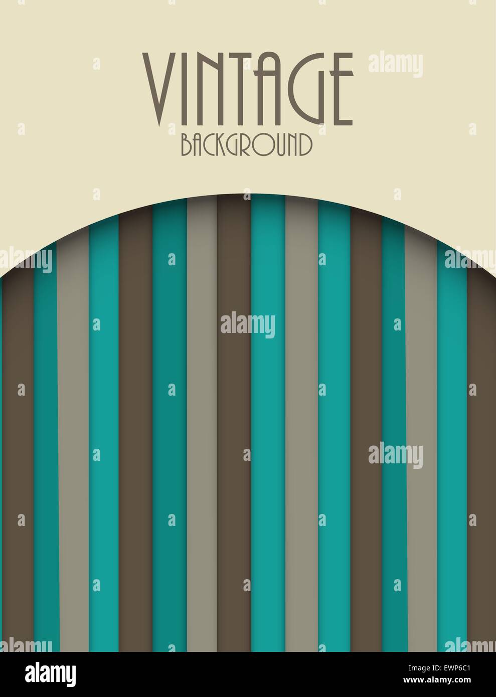 Retro Vintage Background Template Vector Illustration Stock Vector ...