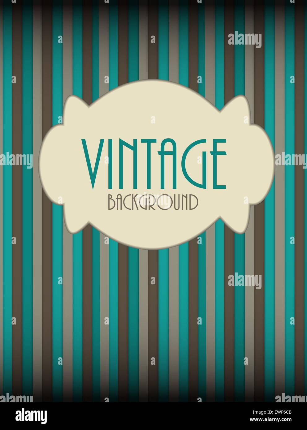 Retro Vintage Background Template Vector Illustration Stock Vector ...