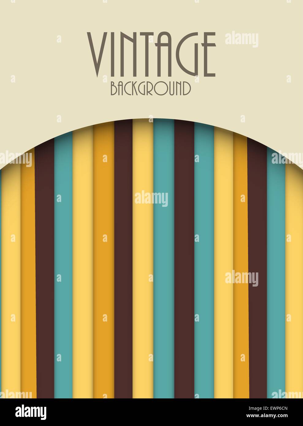 Retro Vintage Background Template Vector Illustration Stock Vector ...