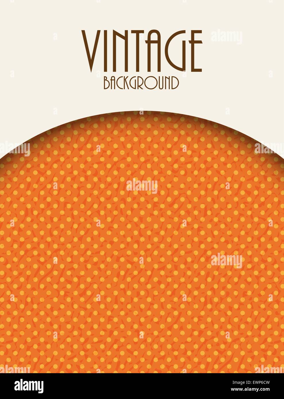 Retro Vintage Background Template Vector Illustration Stock Vector ...