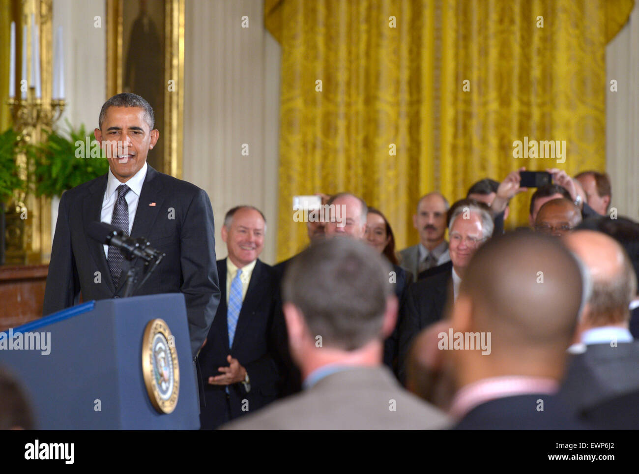 Washington, DC, USA. 29th June, 2015. U.S. President Barack Obama ...