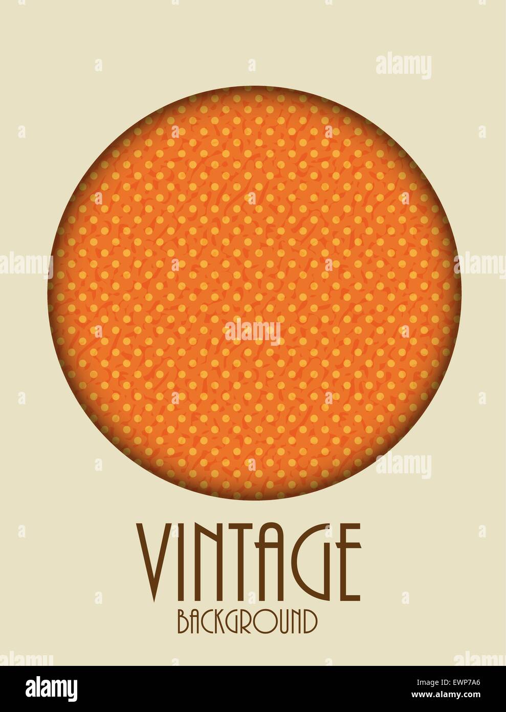 Retro Vintage Background Template Vector Illustration Stock Vector ...