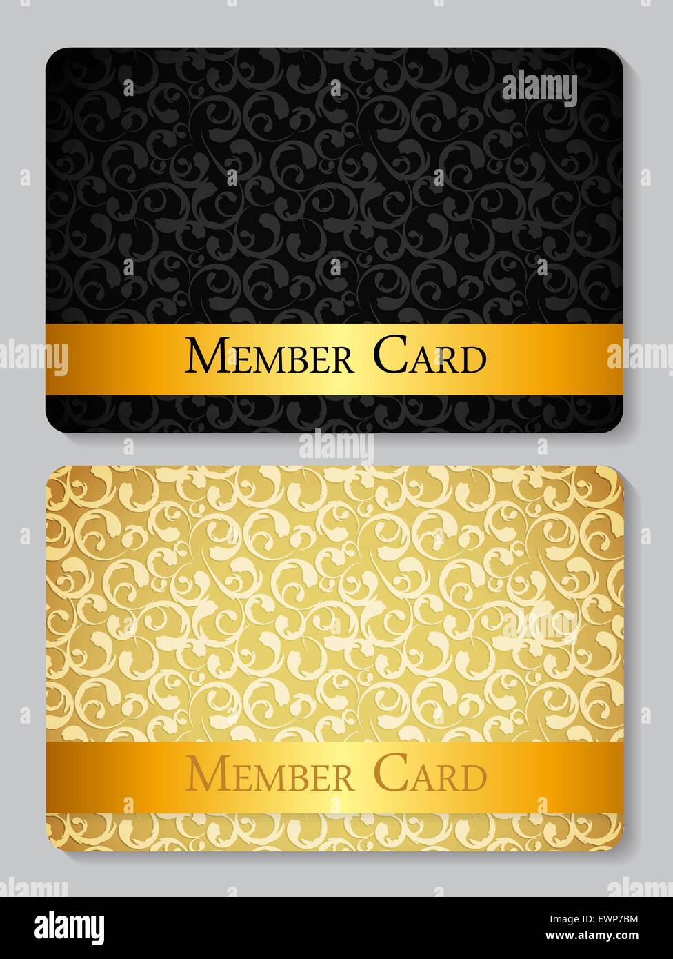 VIP Members Card Vector Illustration Stock Vector Image & Art - Alamy