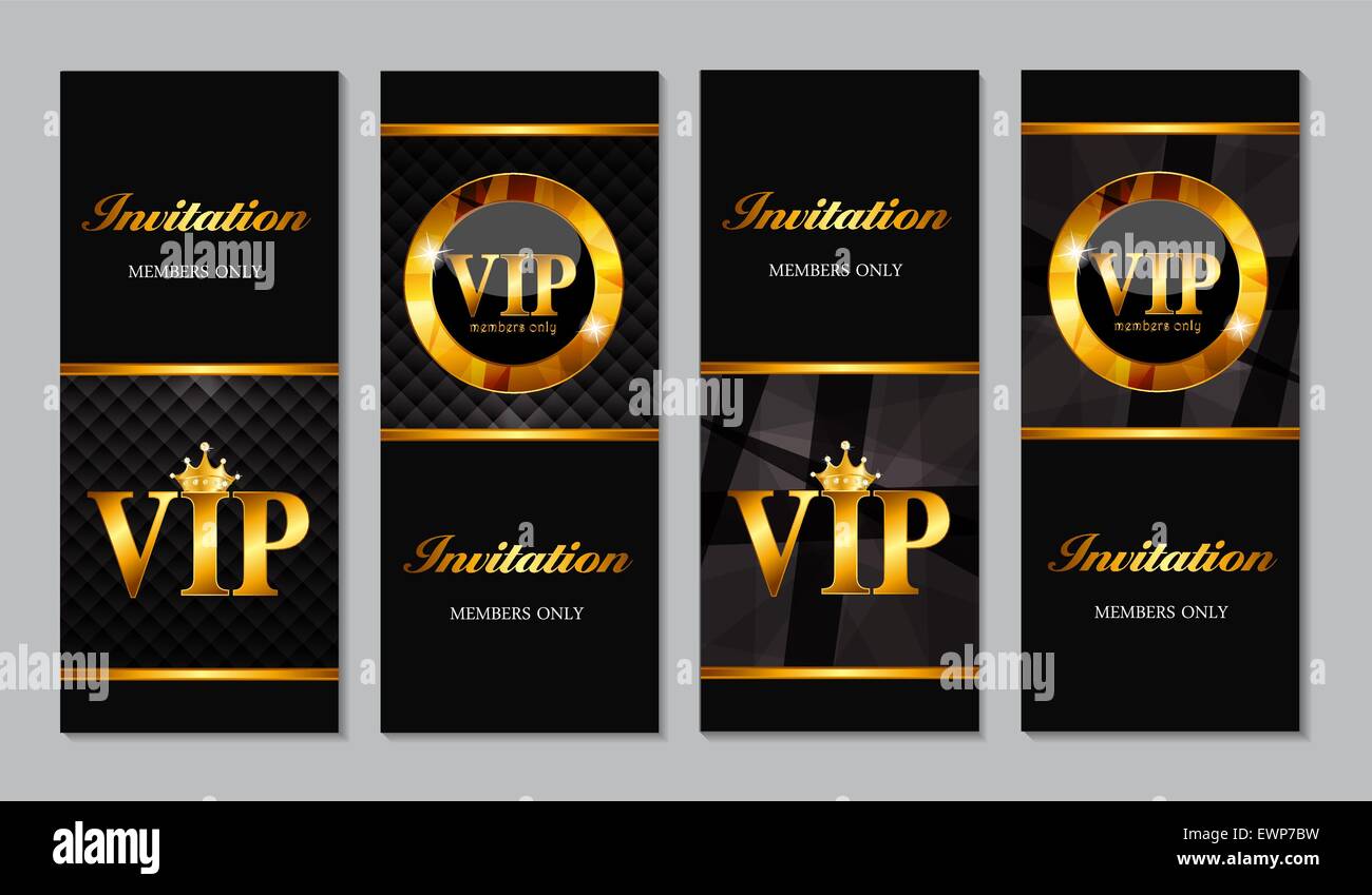 VIP Members Card Vector Illustration Stock Vector Image & Art - Alamy
