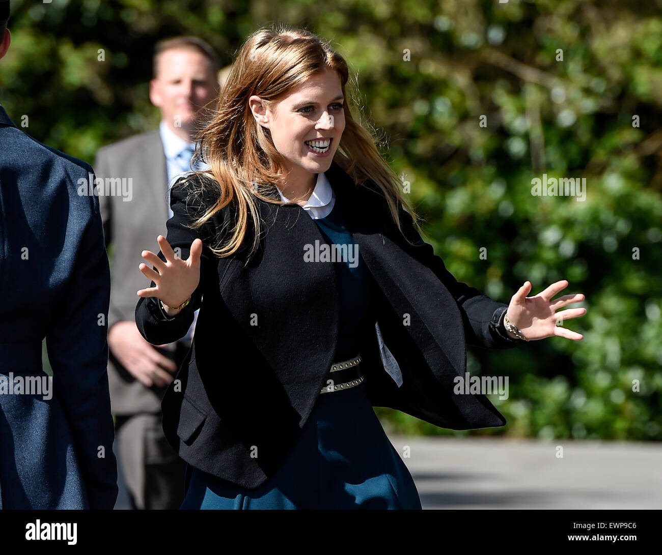 Princess Beatrice visits Maple Hayes dyslexia school in Lichfield to ...