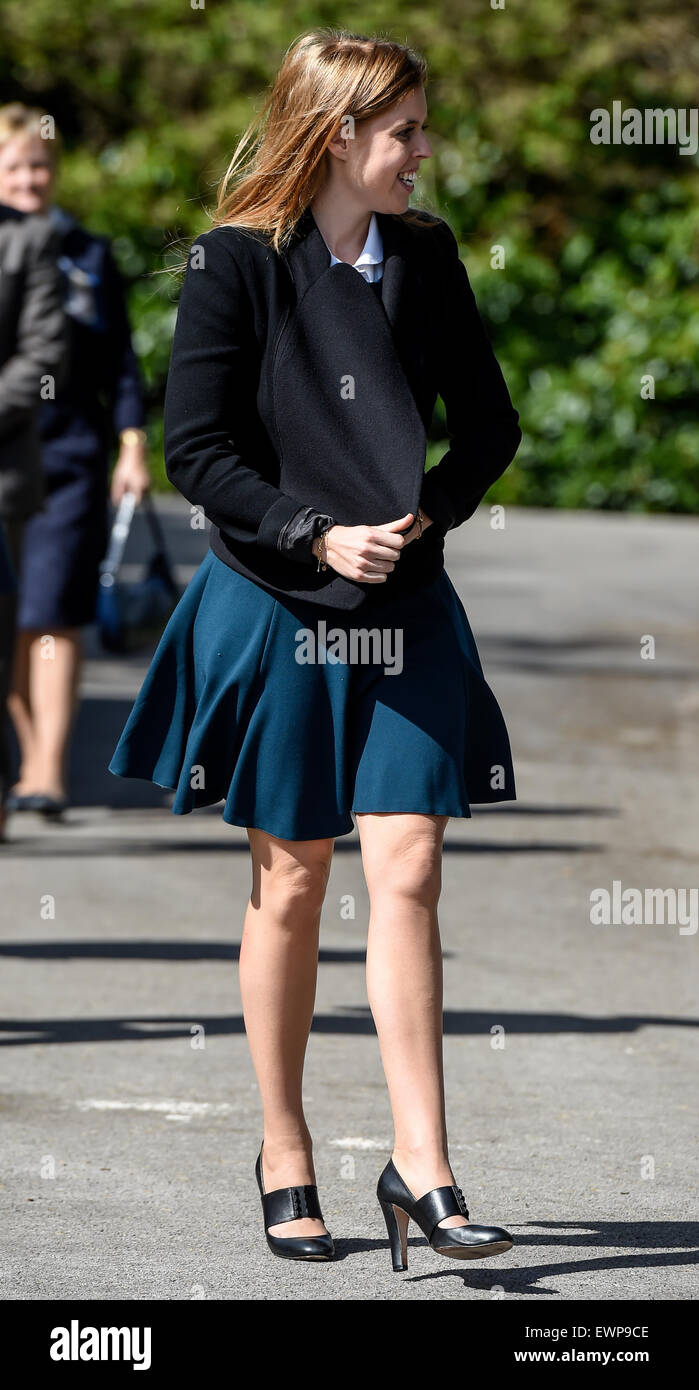 Princess Beatrice visits Maple Hayes dyslexia school in Lichfield to ...